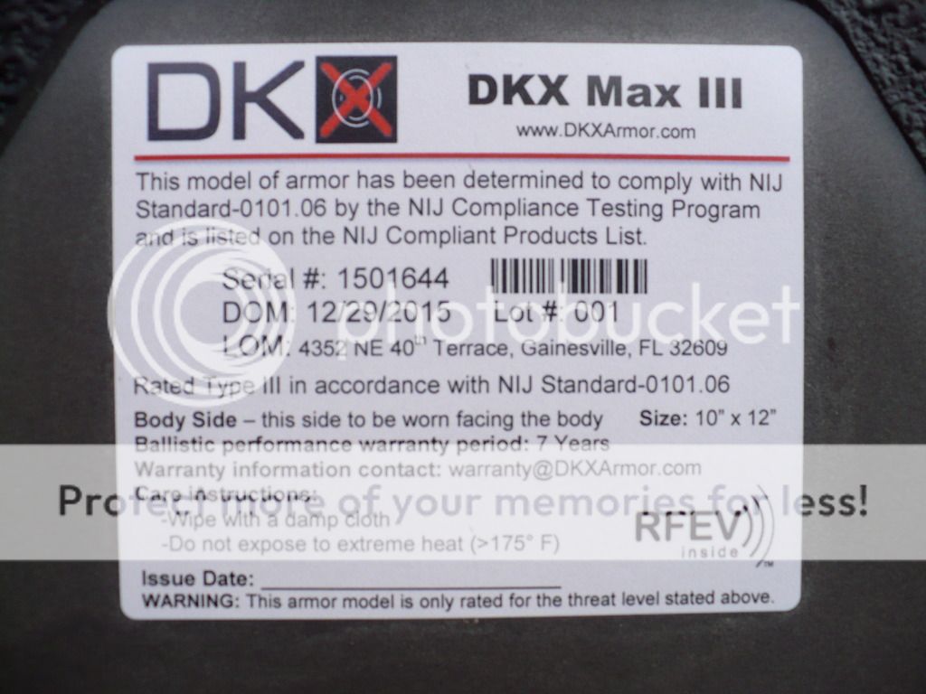 WTS/WTT: x2 DKX level 3 armor plates - SOLD - Calguns.net