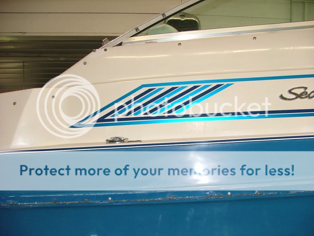 Boat decal stripes | Club Sea Ray