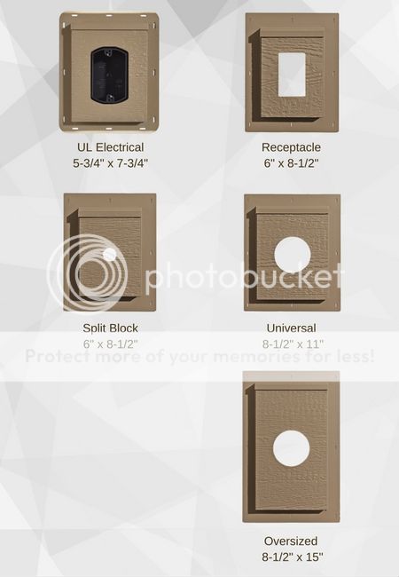 Wood Siding Mounting Block